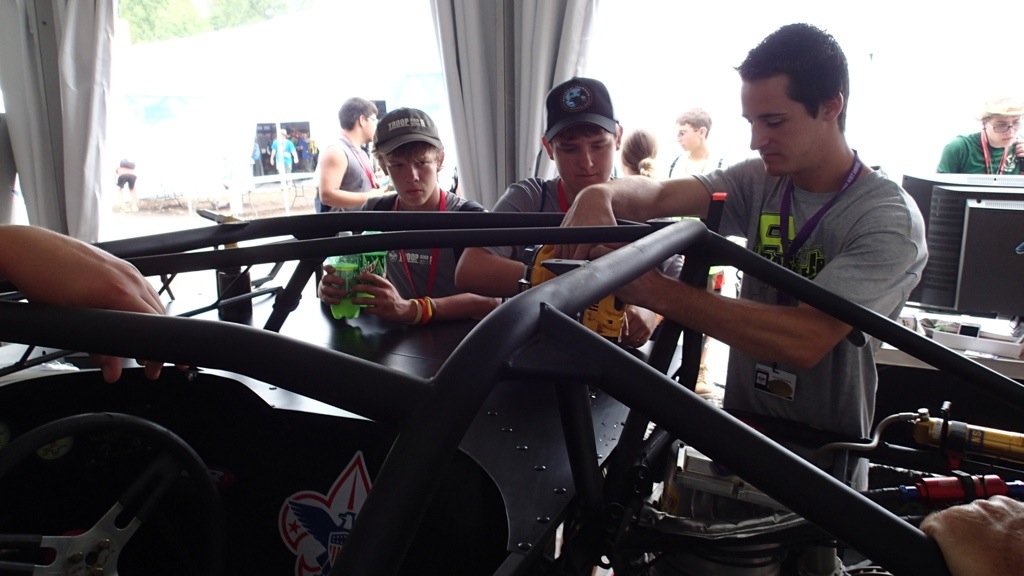 A real race car: Scouts build it, Scott Lagasse Jr. drives it - Aaron ...