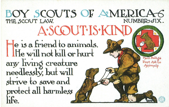 These 1913 Scout Law postcards are the coolest thing you'll see today ...