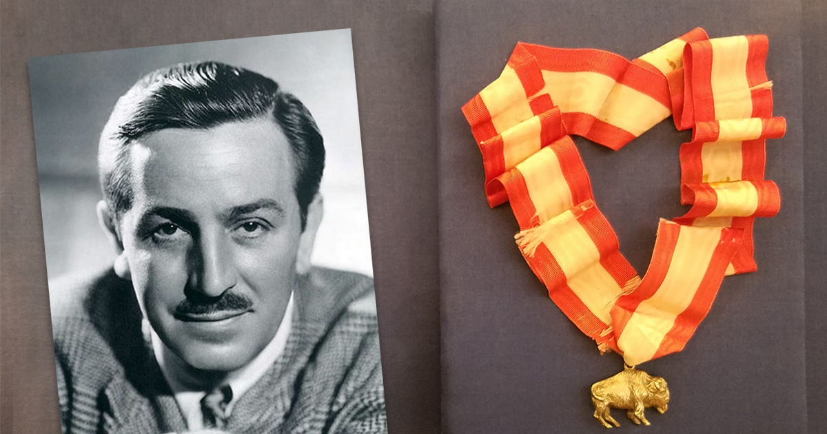 Walt Disney was a Boy Scout and Silver Buffalo Award recipient