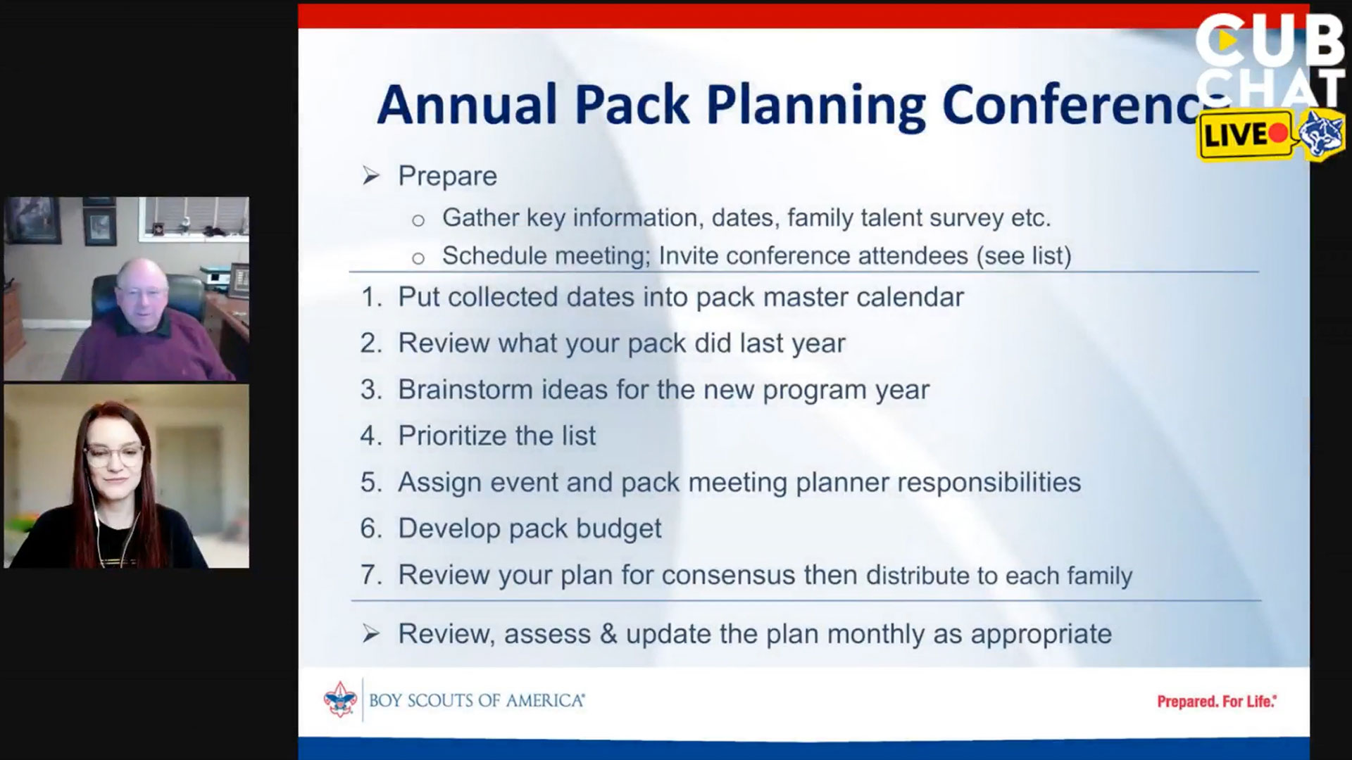 Annual Planning Prepares Your Pack For a Fun-Filled Year - Aaron On ...