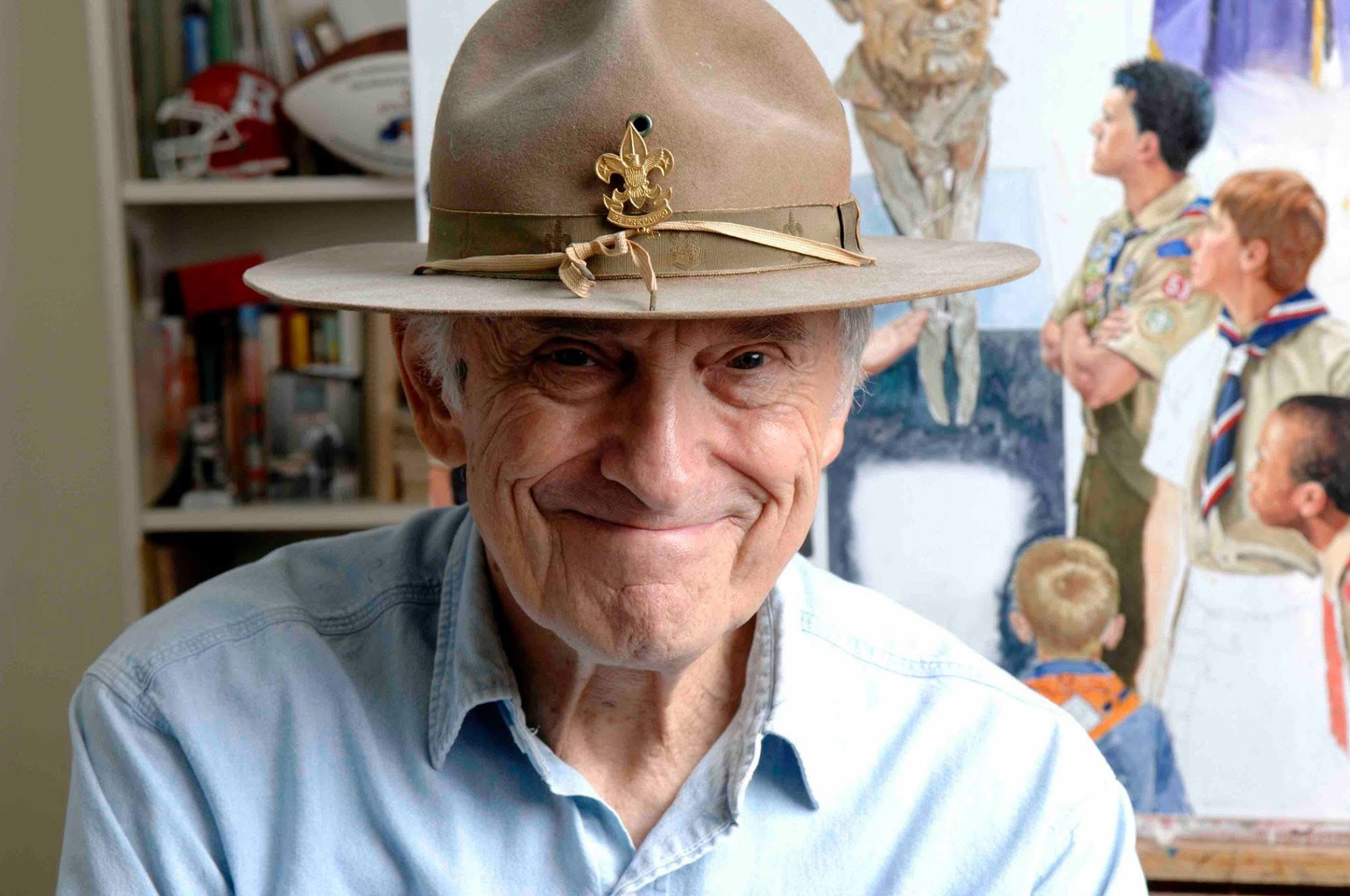 Joseph Csatari, the creator of so many iconic Scouting pieces of art ...