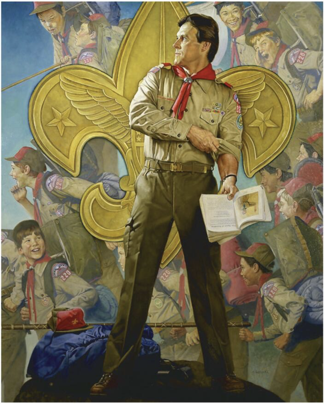 Joseph Csatari, the creator of so many iconic Scouting pieces of art ...